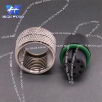 China M12 Connector, 8-Pin Straight Injection-Molded Female Header with Solder Cups, Without Shielding, A-Latch for sale