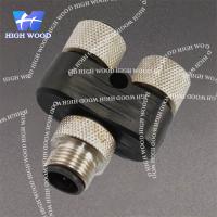 China M12 Adapter, Y-Type, Code A, 4-Pin Male to Dual Female M12 to M12 for sale