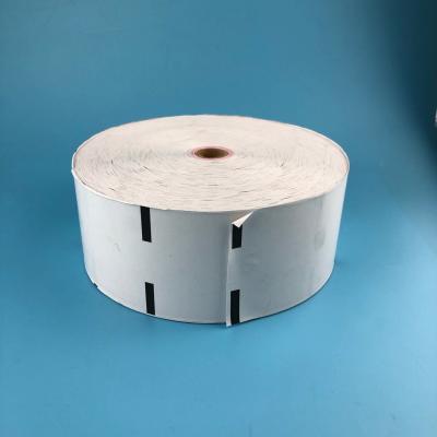 China White Wincor Nixdorf ATM Parts 200*17*80 Thermal Receipt Rolls With Black Marker for sale