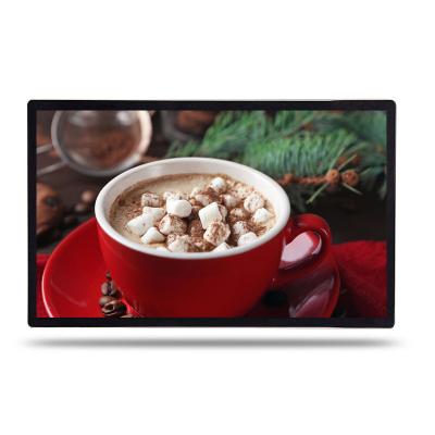 China 32 inch ultra slim enclosure designed indoor wall advertising machine wall mount advertising player for sale