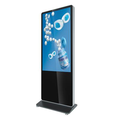 China Best price 49 inch windows floor standing android hd media advertising player with 4K screen for sale