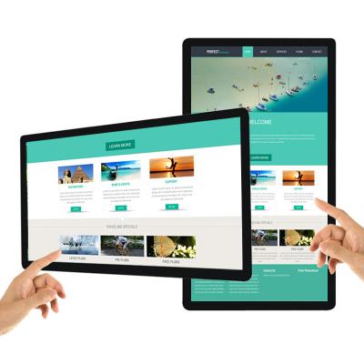 China 21.5inch wall mounted digital lcd android capacitive touch screen smart class display board for schools kiosk i for sale