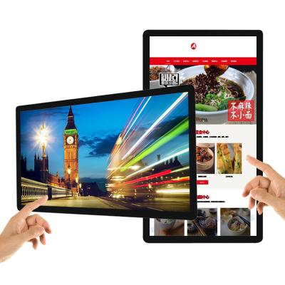 China 65 inch capacitive touchdigital signage wall mounted menu board for sale