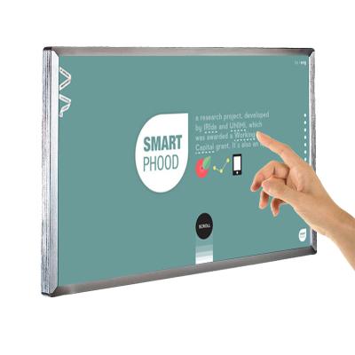 China 55 inch waterproof lcd advertising player digital signage display touch screen kiosk for sale