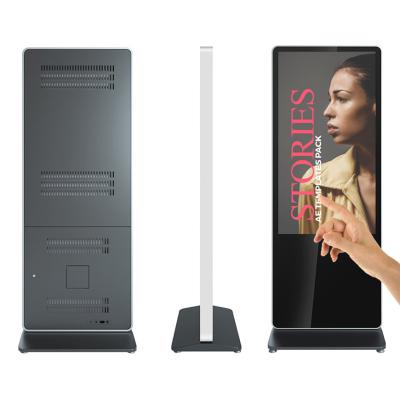 China 2020 55 inch High quality floor standing LCD screen mobile phone charging kiosk for sale