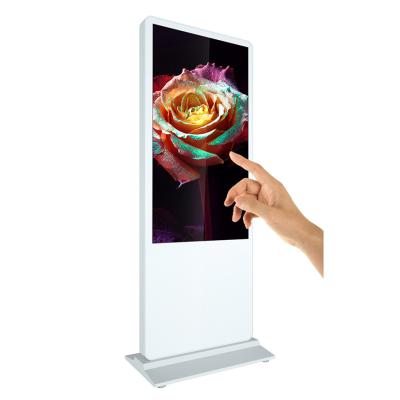 China Z shape floor stand lcd multi touch screen digital interactive totems in Dubai for sale