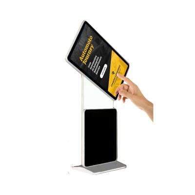 China 43 55 inch Pedestal lcd large size self service kiosk manufacturer digital signage display restaurant for sale
