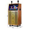 China Guangzhou  Speaker 10 inch Professional Outdoor Karaoke System Audio DVD Trolley Battery Speaker with UHF wireless mics for sale
