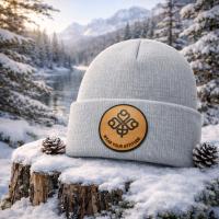 China Leather Patch Hat – Knit Beanie Style for sale
