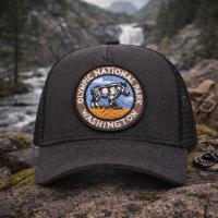 China Embroidered Patch Hat Custom Outdoor Trucker Cap National Park Style Custom Logo Mesh Hats Wholesale Manufacturer for sale