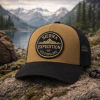 China Embroidered Patch Hat Custom Camo Trucker Cap Hunting Style Custom Logo Mesh Hats Wholesale Manufacturer for sale