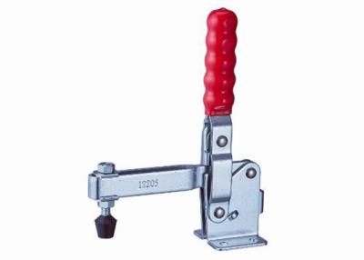 China Heavy Duty Flanged Base Metal Holding Vertical Handle Toggle Clamp GH-12205 for sale
