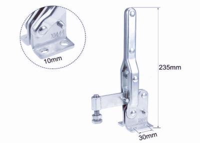 China 400KG 800LBS Capacity Shoemaking Insutry Vertical Handle Toggle Clamp for sale