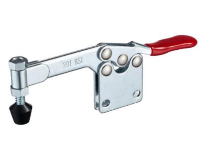 China Solid Bar Straight Base Horizontal Handle Toggle Clamp with Bolt Retainer 201BSI for sale