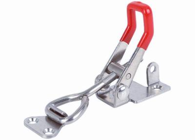 China ISO9001 SUS304 300kg Latch Type Toggle Clamp With Lock for sale