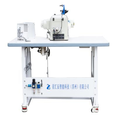 China Single Needle Industrial Semi Automatic Sewing Machine For Double Sided Fabrics for sale