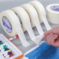 China OEM Crepe Paper 2 Inch Masking Tape Self Adhesive Natural Rubber for sale