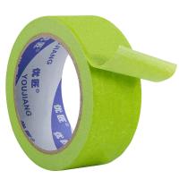 China 36mm UV Resistant Heat Resistant Clean Removal Painters Green Masking Tape for sale