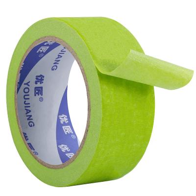 China 36mm UV Resistant Heat Resistant Clean Removal Painters Green Masking Tape for sale