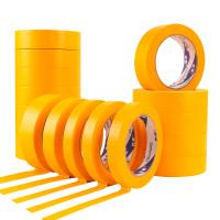 China Gold Japanese Washi Masking Tape Bulk Heat Resistant for sale