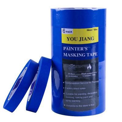 China High Viscosity Seamless Painters Masking Tape 3/8 48mm for sale