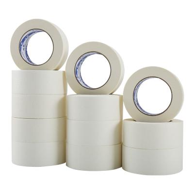China OEM Removable Indoor Wall Crepe Paint Self Adhesive White Natural Rubber Wholesale Masking Tape for sale