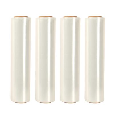 China Packaging Polyethylene PE Stretch Film Hand Shrink Wrap Jumbo Roll for sale