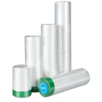 China HDPE Pre Taped Masking Film Masking PPF Paint Protection Customized for sale