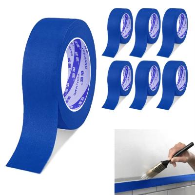 China High Quality Automotive Crepe Paper Easy To Tear Self Adhesive Paint Tape for sale