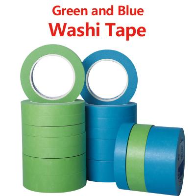 China Paint Self Adhesive Paper Crepe Low Tack 2 Inch Wall Masking Tape for sale