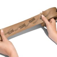 China Eco Friendly Self Adhesive Kraft Paper Tape With Water Activated Single Sided Adhesive for sale