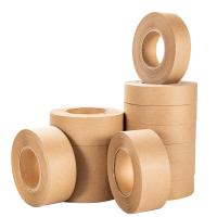 China 2 Inches Kraft Paper Tape With Eco Friendly Water Activated Adhesive Brown Paper Tape for sale