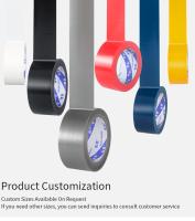 China Bright Red Duct Tape With Rubber Adhesive For Multipurpose Use Decorated Duct Tape for sale