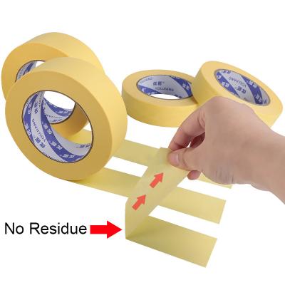China High Temperature Resistance Self-Adhesive Masking Paper Tape for sale