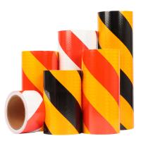 China PVC Crystal Lattice Self-Adhesive Vehicle Conspicuity Traffic Safety Warning Reflective Tape Extraordinary Stickiness for sale