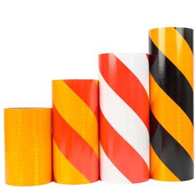China Customized Reflective Safety Mark Tape Sticker Crystal Lattice Reflective Film Self Adhesive Warning Reflective Sheeting for sale