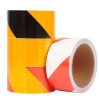 China PVC Crystal Lattice Self-Adhesive Vehicle Conspicuity Traffic Safety Warning Reflective Tape Extraordinary Stickiness for sale