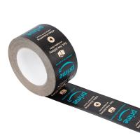 China Custom Design Logo Reinforced Gummed Kraft Paper Packaging Tape Water Activated Eco Friendly Biodegradable Black Kraft Tape for sale