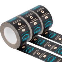 China Eco Friendly Custom Logo Printed Self Adhesive Water Activated Reinforce Kraft Paper Tape for sale