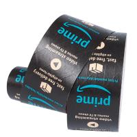 China Customized Biodegradable Packing Logo Design Tape Eco Friendly Fragile Parcel Packaging Kraft Paper Gum Tape With Logo for sale