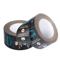 China Custom Logo Environmentally Wet Water Activated Reinforced Adhesive Paper & Film Kraft Packaging Adhesive Tape for sale