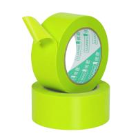 China Rubber UV 30 Days Painter Protection Resistant Outdoor Masking Tape Green No Residue Washi Paper Masking Tape for sale