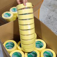 China Masking Tape Yellow Single Sided Masking Tape Special For High-Temperature Car Paint , Decoration for sale
