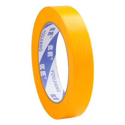 China Japanese Washi Paper Auto Masking Tape Single-Sided Rubber Wide Self-Adhesive Automobile Hot Melt Tape Factory for sale