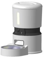 China OEM Pet Smart Devices Feeder 304SS Stainless Steel Wifi Cat Food Dispenser for sale