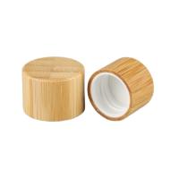 China Essential Oil Bottle Caps  Wooden Screw Cap Bamboo Lids Glass Plastic Iron Cosmetic Packaging for sale