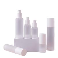 China 15ml 20ml 30ml 50ml 80ml 100ml Frosted Vacuum Bottle Skin Care Lotion Cosmetic Plastic Package Container for sale