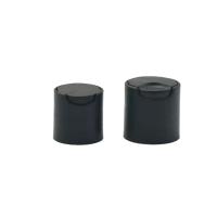China 28/410 Black Flip Top Press Cap 20mm 24mm Metal Plastic Disc Top Hand Lotion Cream Bottles 18mm Iron Material Water Bottle Caps for sale