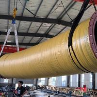 China NBR Wear Resistant Rubber Hose Large Diameter High Pressure Flange Suction for sale