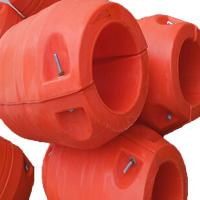 China Durable Hose Floats Plastic Pipe Laying Float For Offshore Pipe Laying Vessel for sale